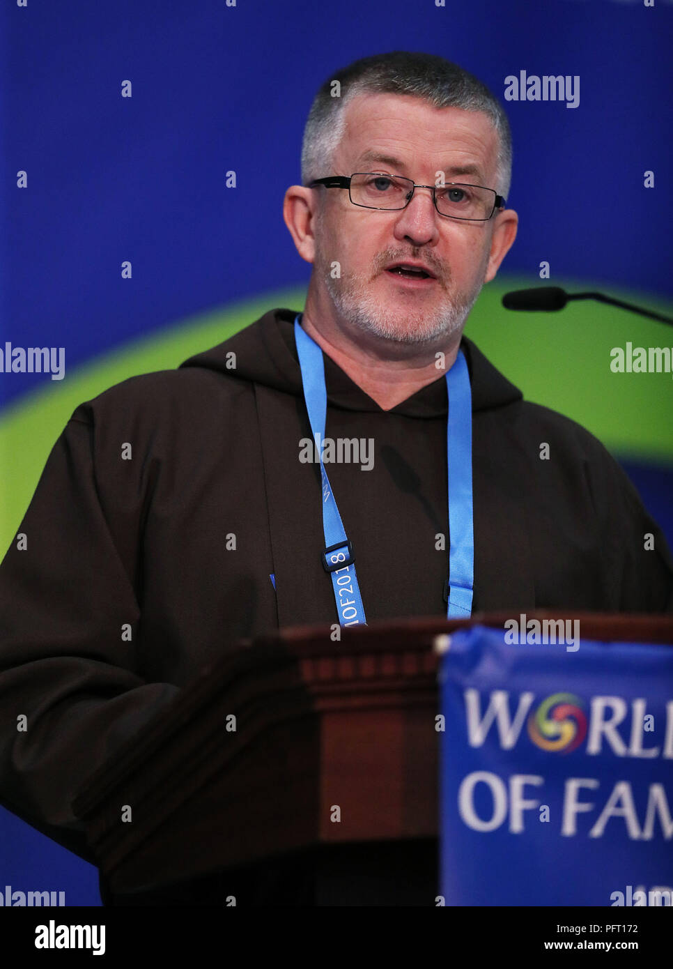 Father Sean Donohoe OFM, co-director of Capuchin Day Centre, speaking ...