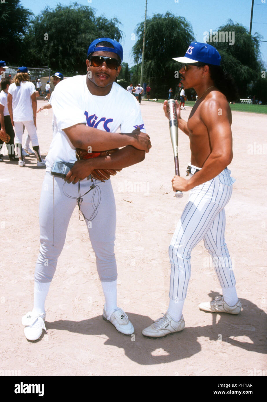 LOS ANGELES, CA - JULY 26: (L-R) Singer Young MC and actor Stoney ...