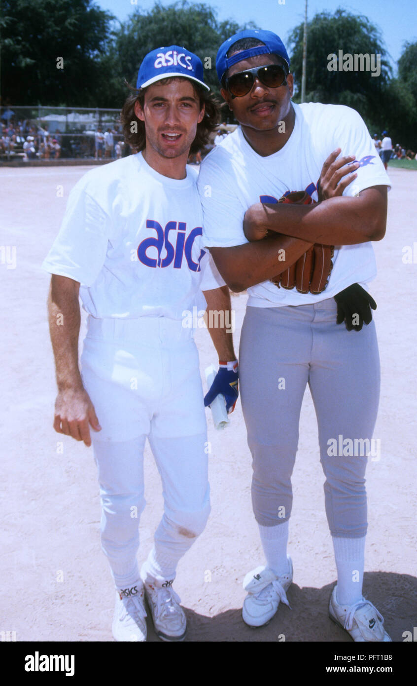LOS ANGELES, CA - JULY 26: (L-R) Actor Peter Love, and singer Young MC ...
