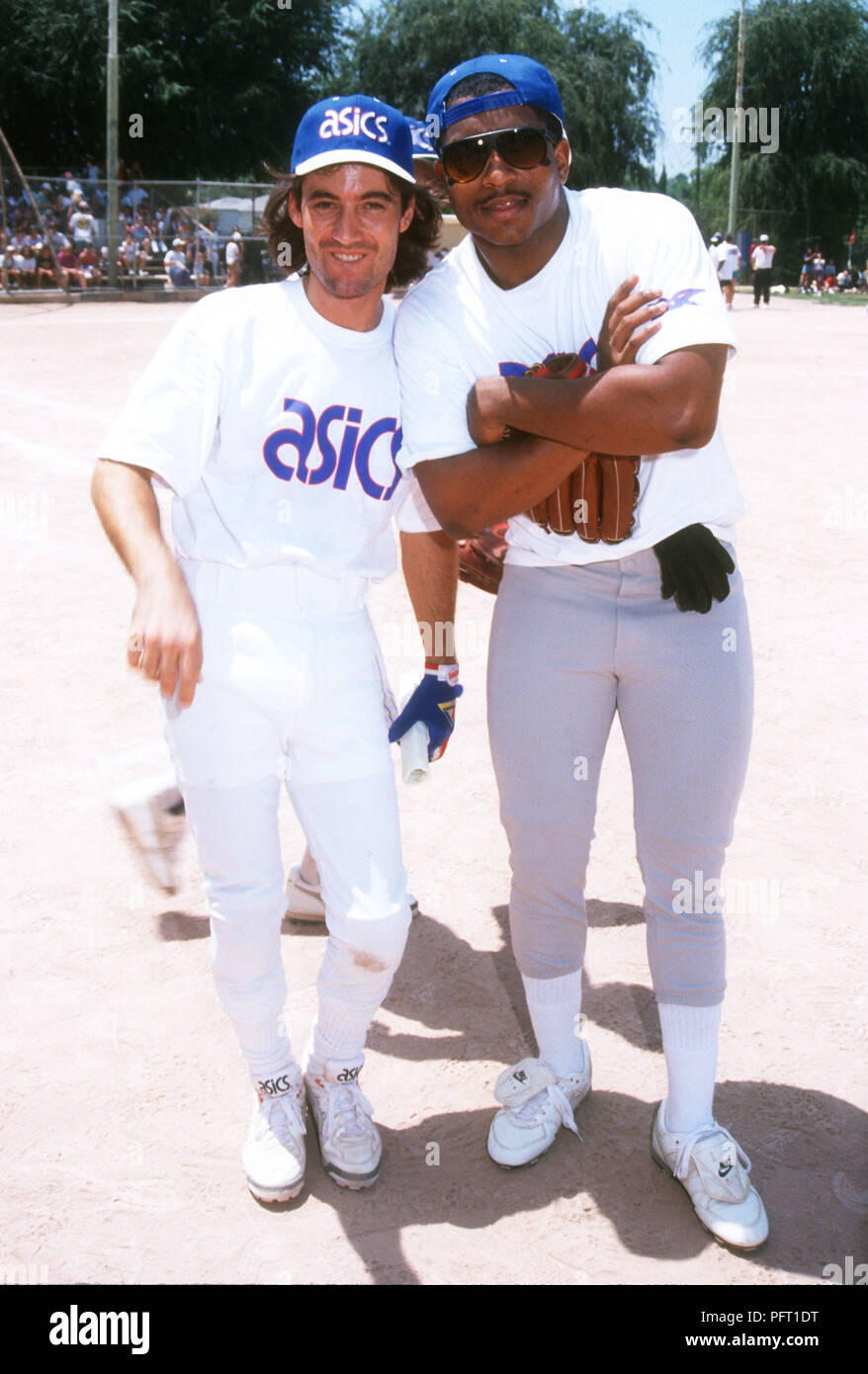 LOS ANGELES, CA - JULY 26: (L-R) Actor Peter Love, and singer Young MC ...