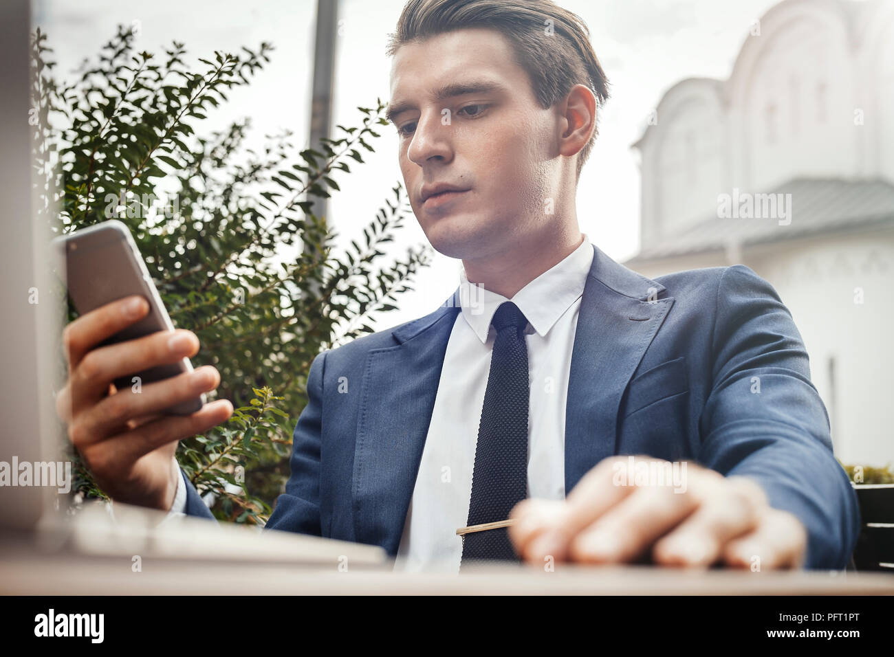 Man Hand Holding Phone Screen High Resolution Stock Photography and ...