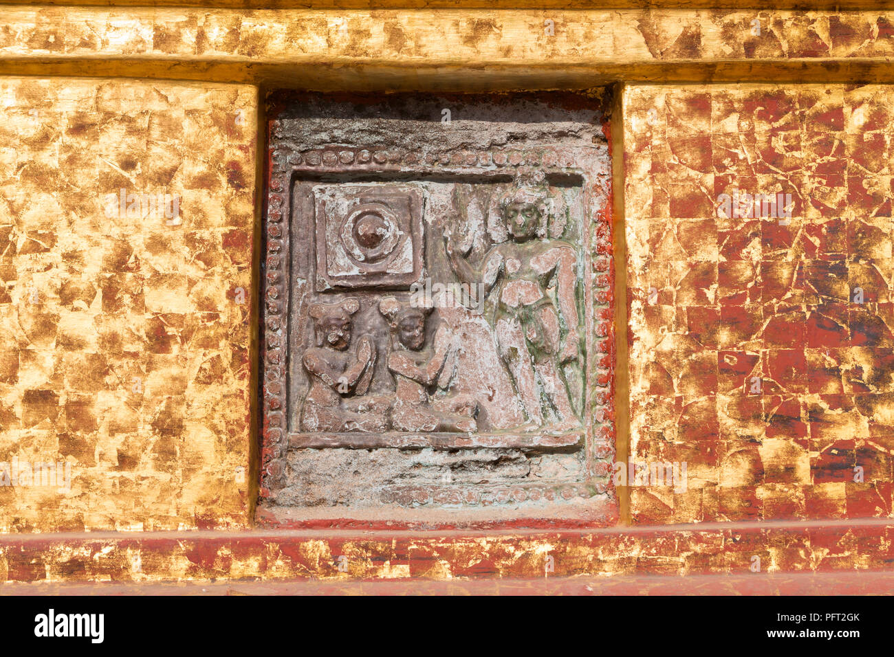 Jataka tiles, glazed terracotta tiles depicting scenes from the Jatakas ...