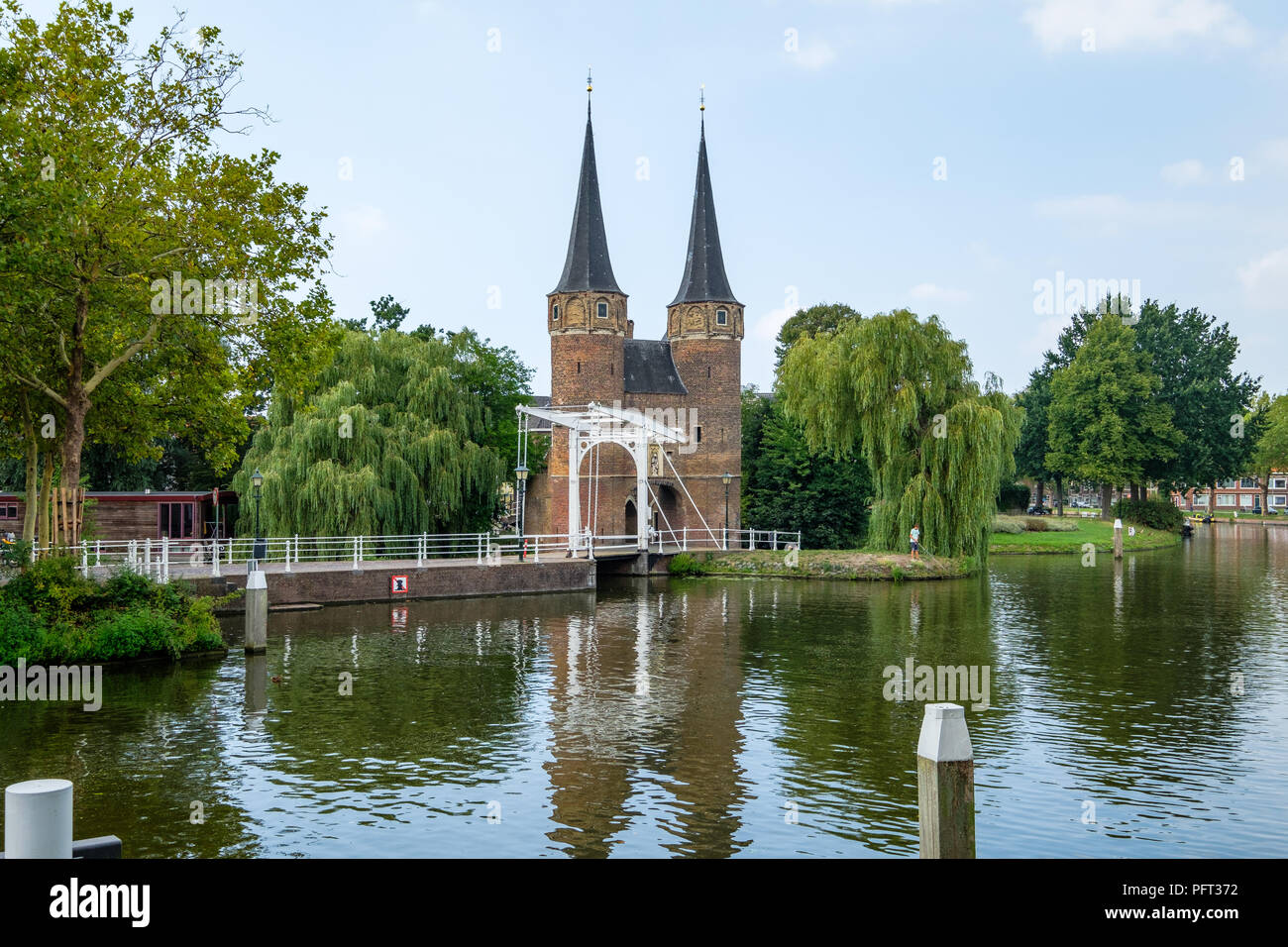 Historical Eastern Gate in Delft, Netherlands Stock Photo - Alamy