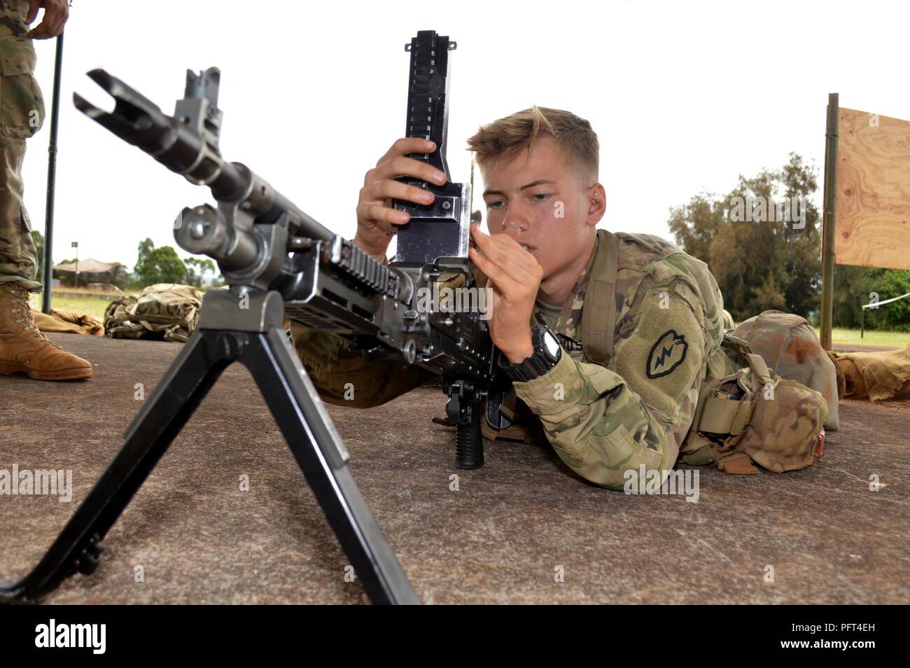 Pfc. Tyler Goodall, assigned to 1st Battalion, 27th Infantry Regiment ...