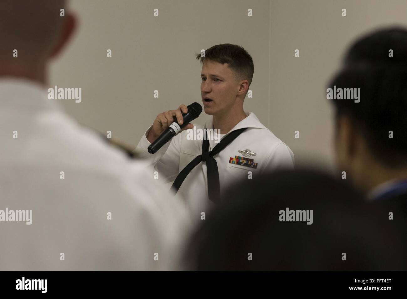 U.S. Navy Hospital Corpsman 2nd Class Lorenz Justus Gabriel with Robert ...