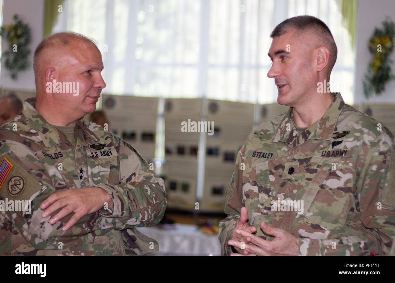 Yavoriv, Ukraine – Maj. Gen. Raymond Shields, commander of the New York ...