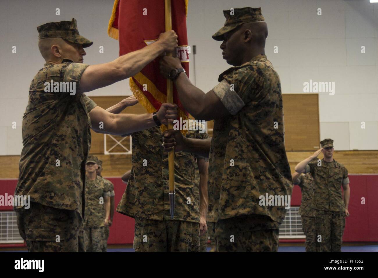 Lt. Col. Leroy B. Butler, the commanding officer of 3rd Battalion, 12th ...
