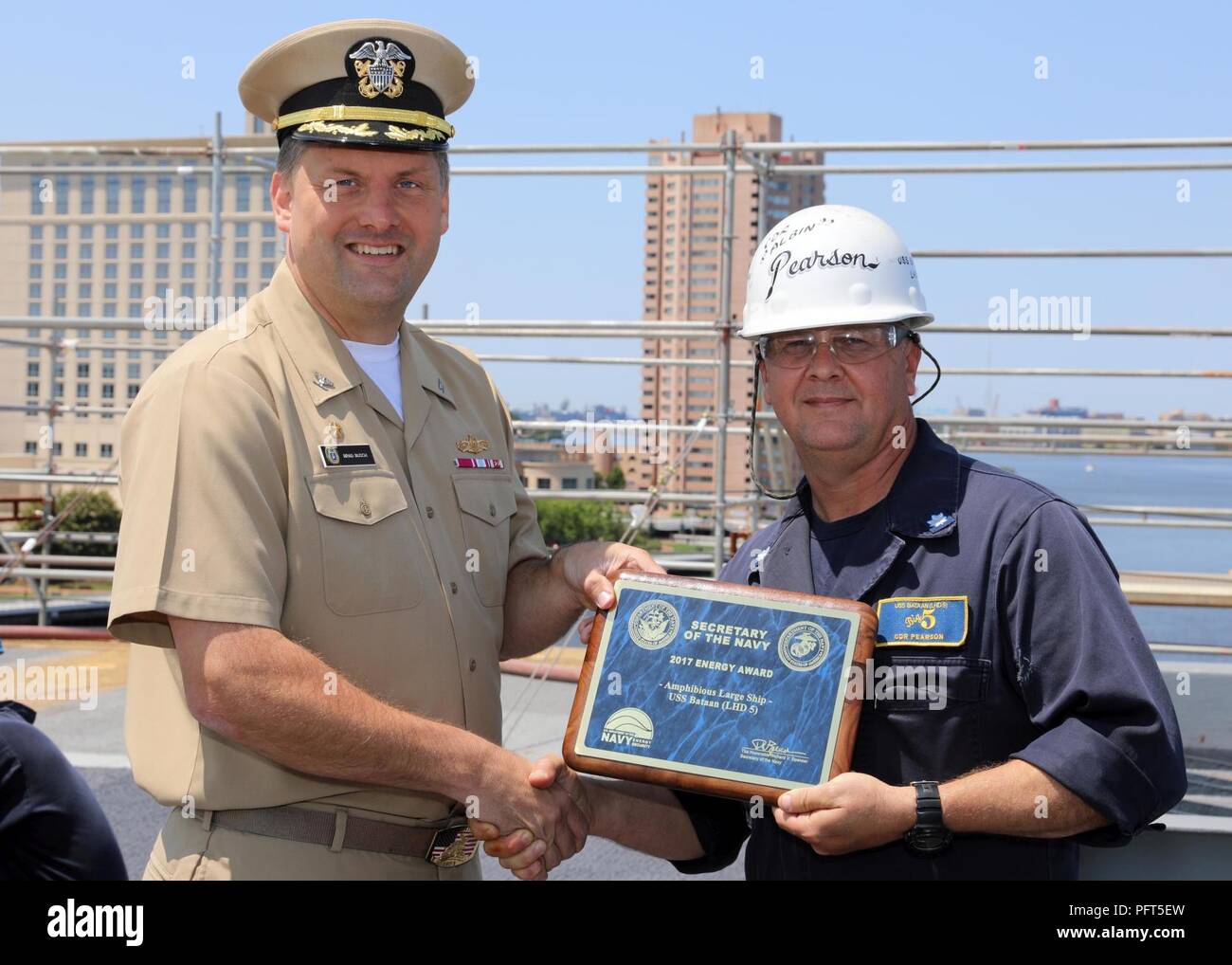 Va. (May 24, 2018) Commanding Officer, amphibious assault ship USS ...