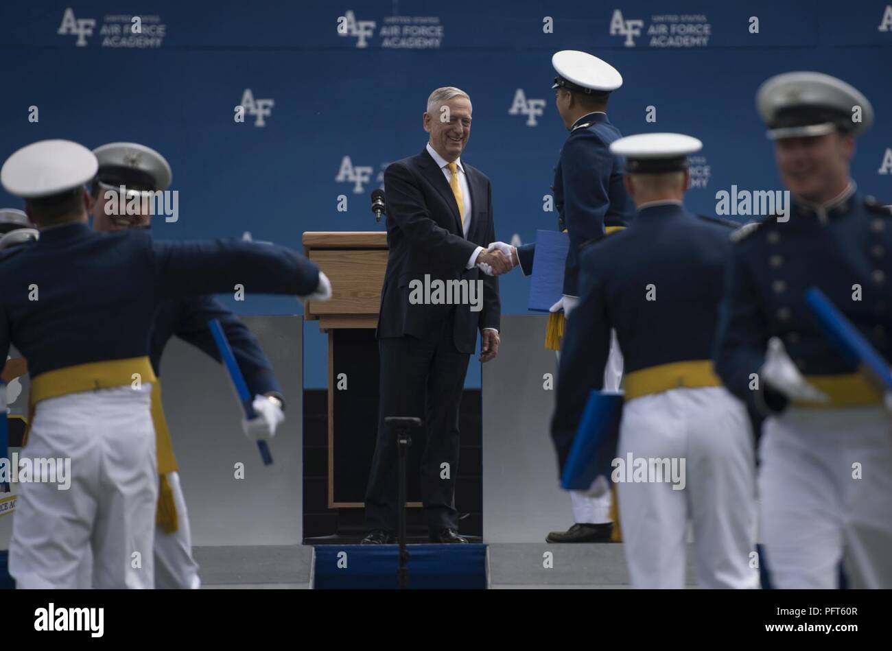 Usafa graduation ceremony hi-res stock photography and images - Alamy