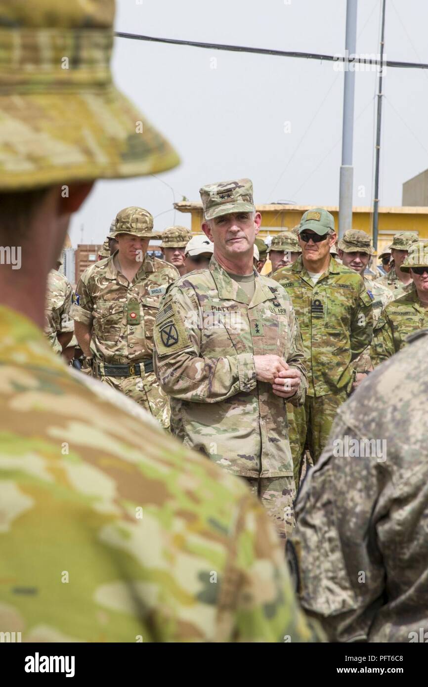 U.S. Army Maj. Gen. Walter Piatt, Deputy Commander of Transition of ...