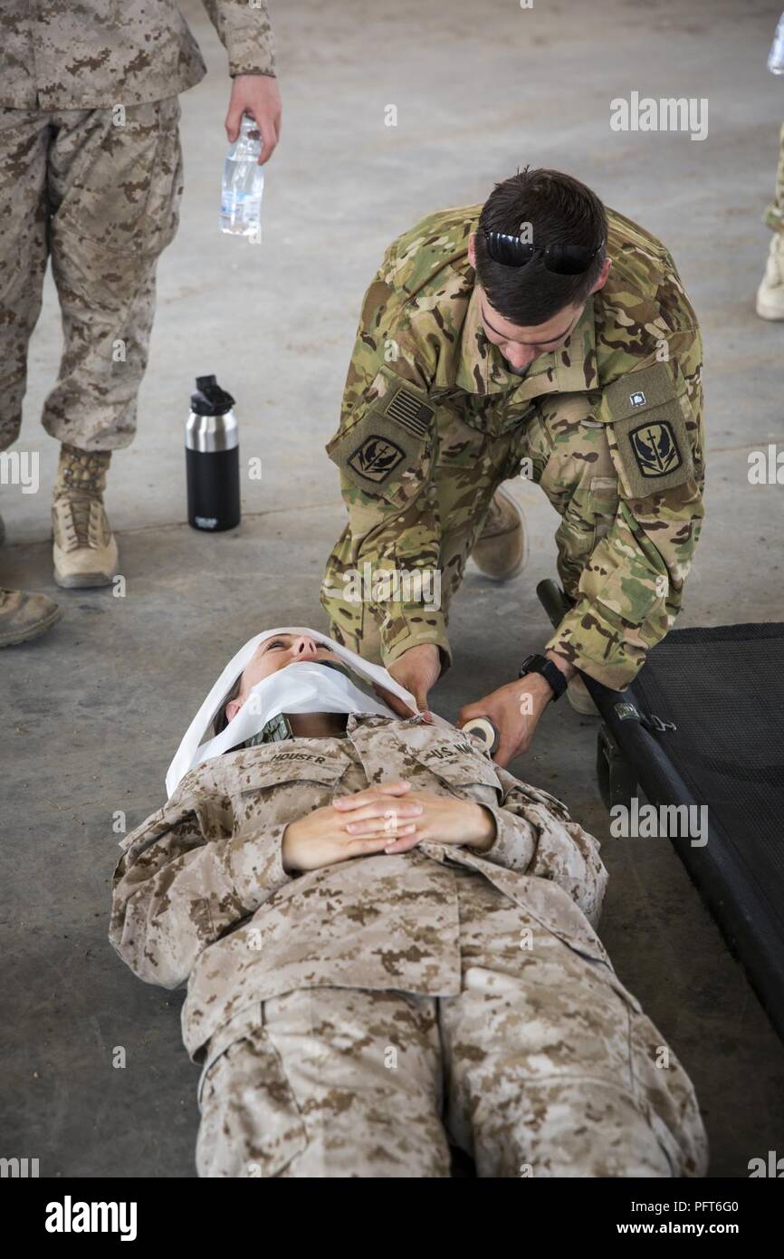 UNDISCLOSED LOCATION, MIDDLE EAST – Lt. j.g. Stephanie Houser, a nurse ...