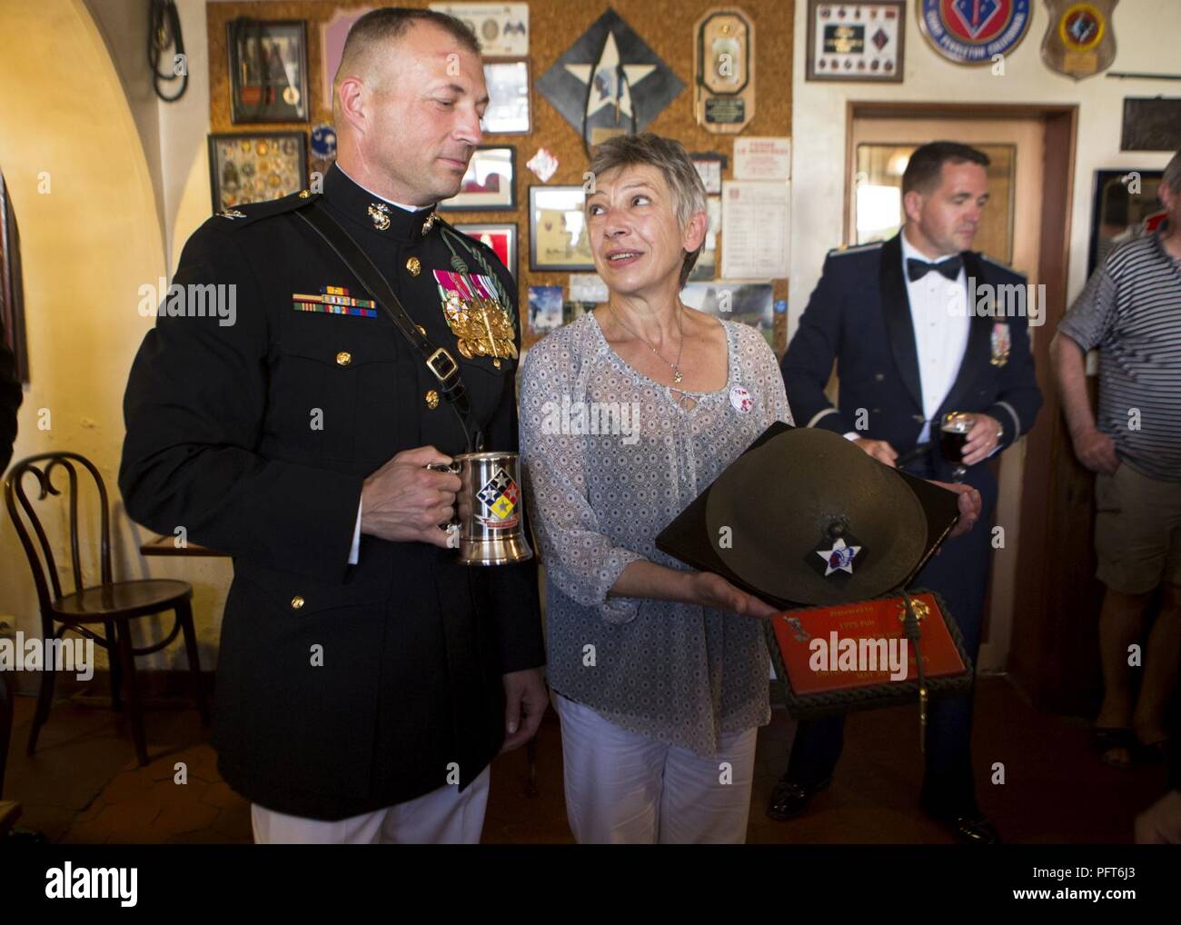 U.S. Marine Corps Colonel Matthew S. Reid, Commanding Officer, with 6th ...