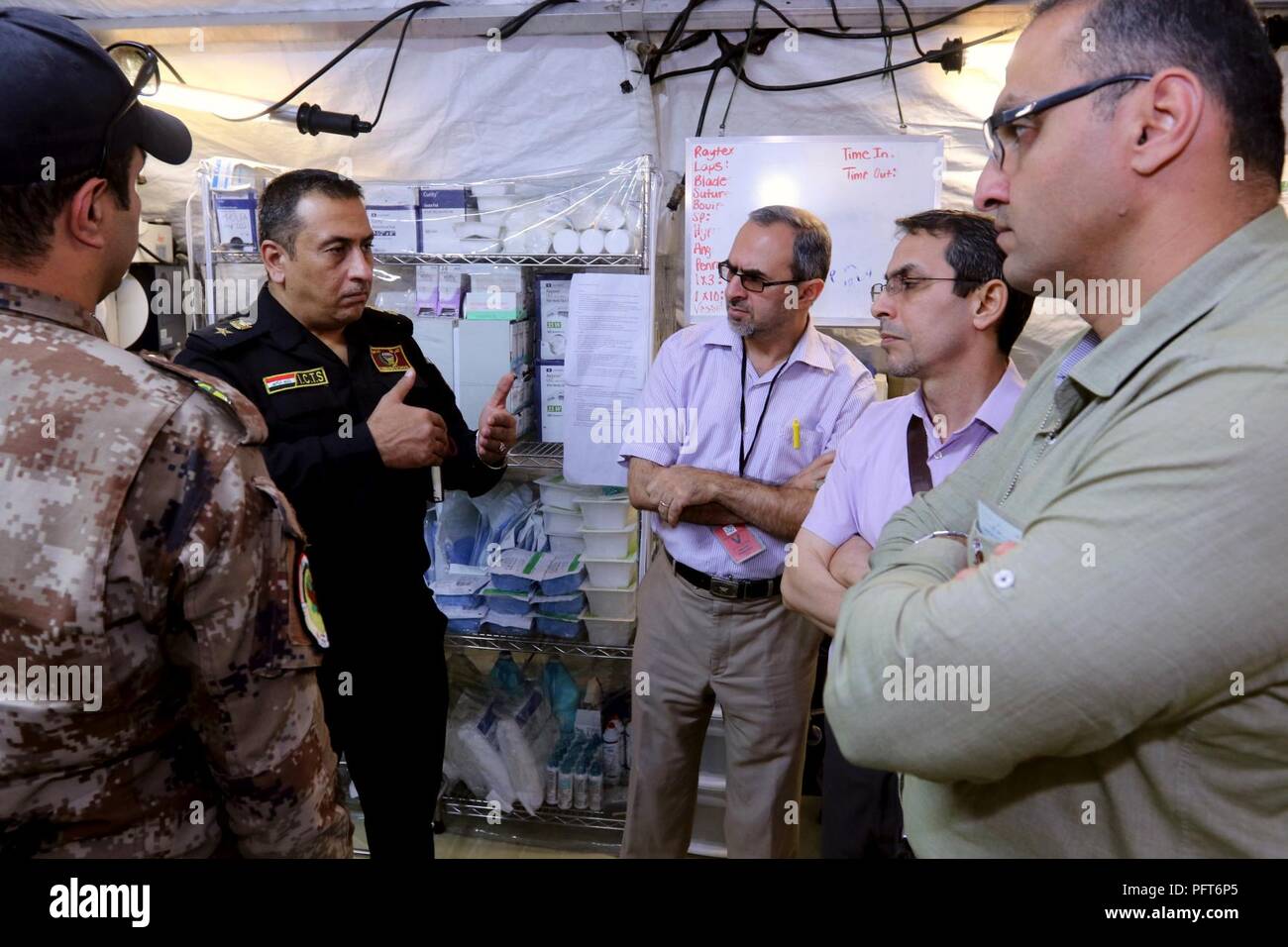 Iraqi Counter Terrorism Service Surgeon General, Lt. Col Haitham ...