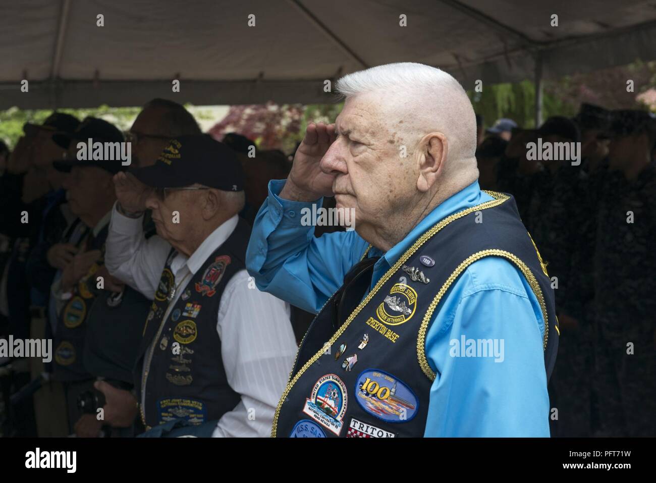 SILVERDALE, Wash. (May 24, 2018) Fred Borgmann and other Veterans and ...