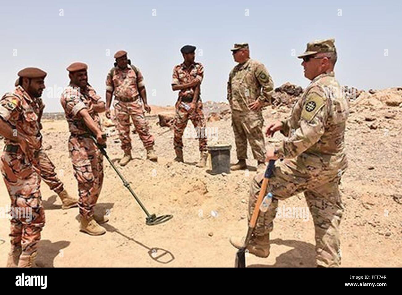 MUSCAT, Oman — Maj. Brian Sayer (right) and Master Sgt. Rodney ...