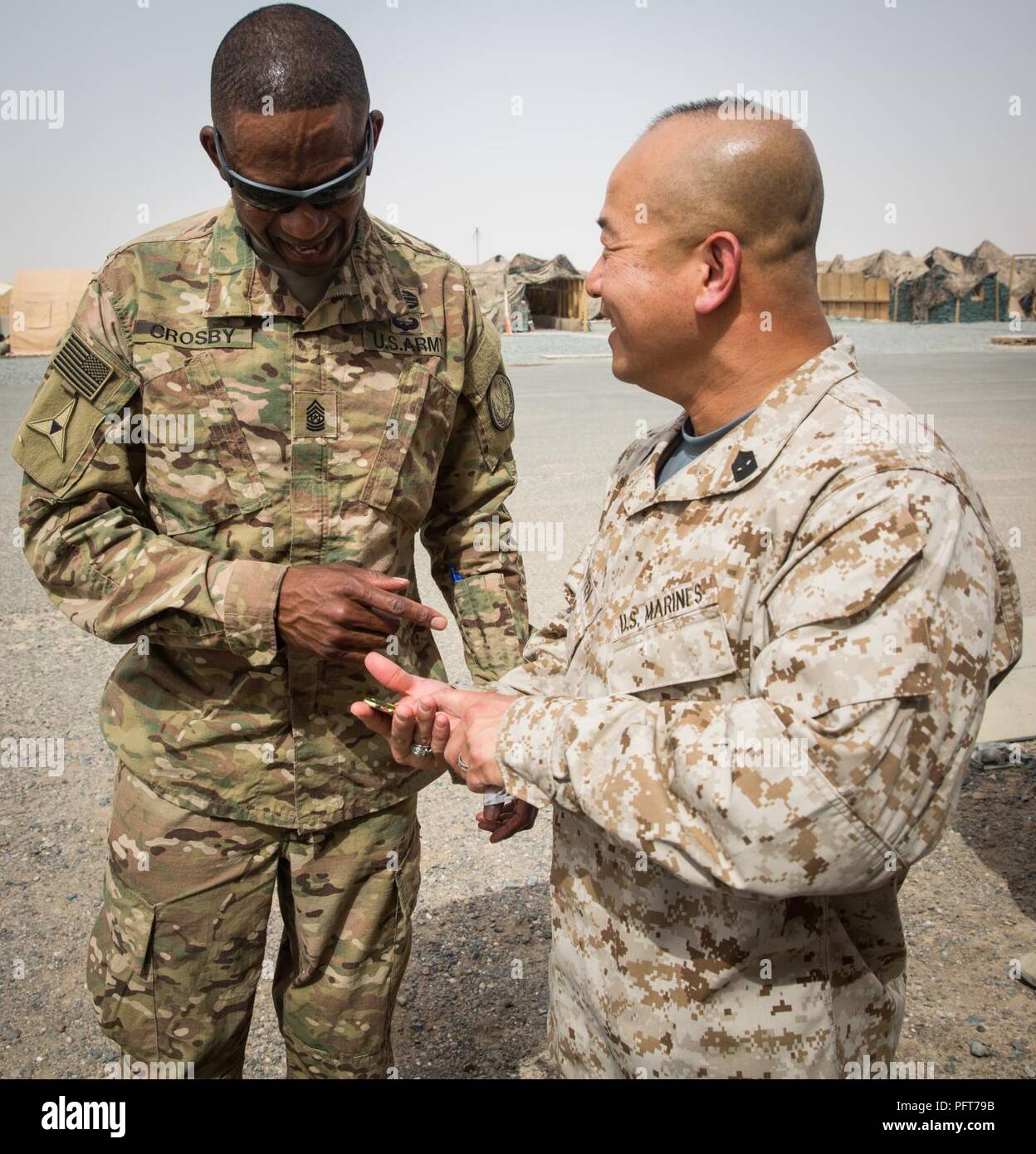 Sgtmaj crosby hi-res stock photography and images - Alamy