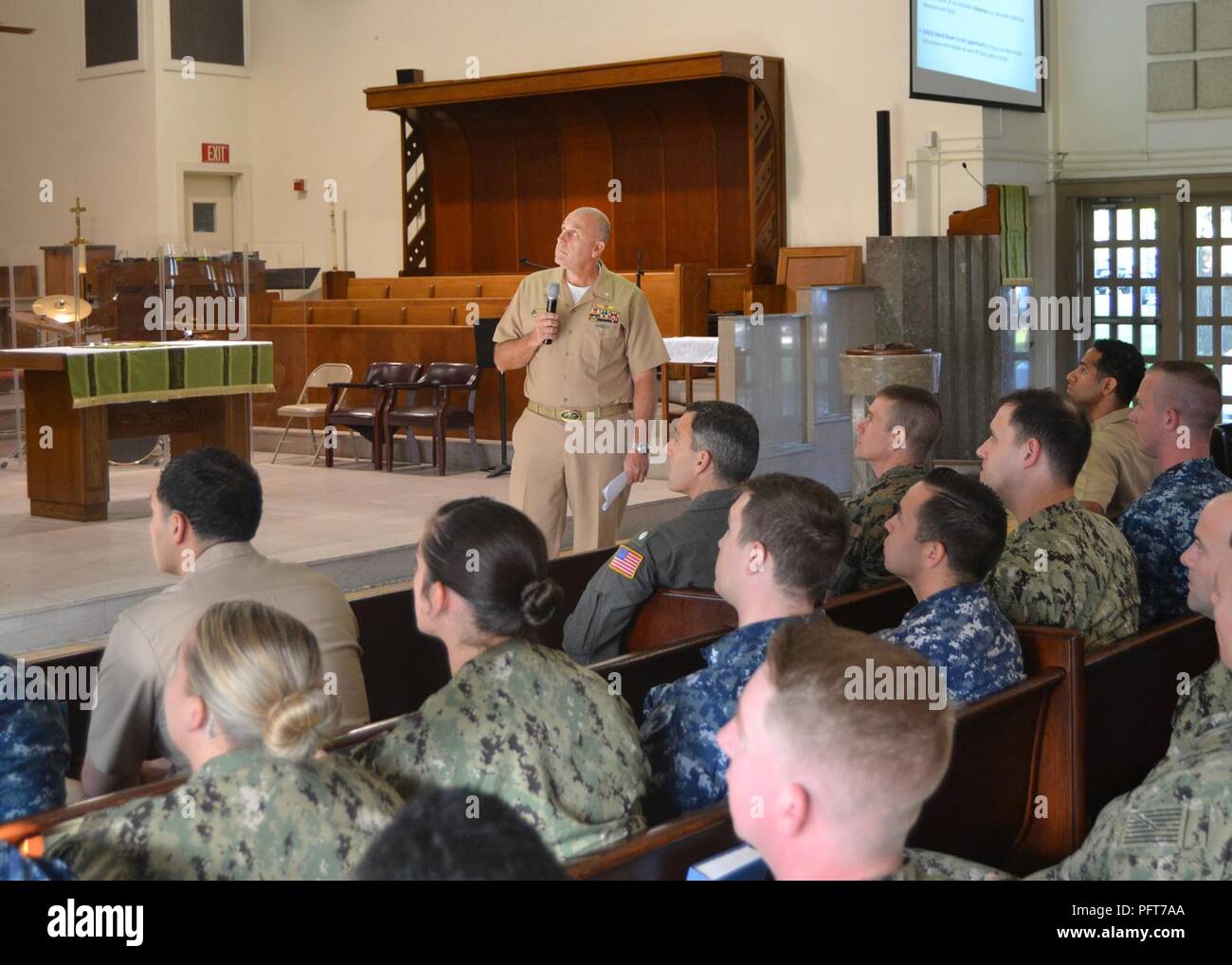 JACKSONVILLE, Fla. (May 24, 2018) Cmdr. Mike Polito, officer in charge ...