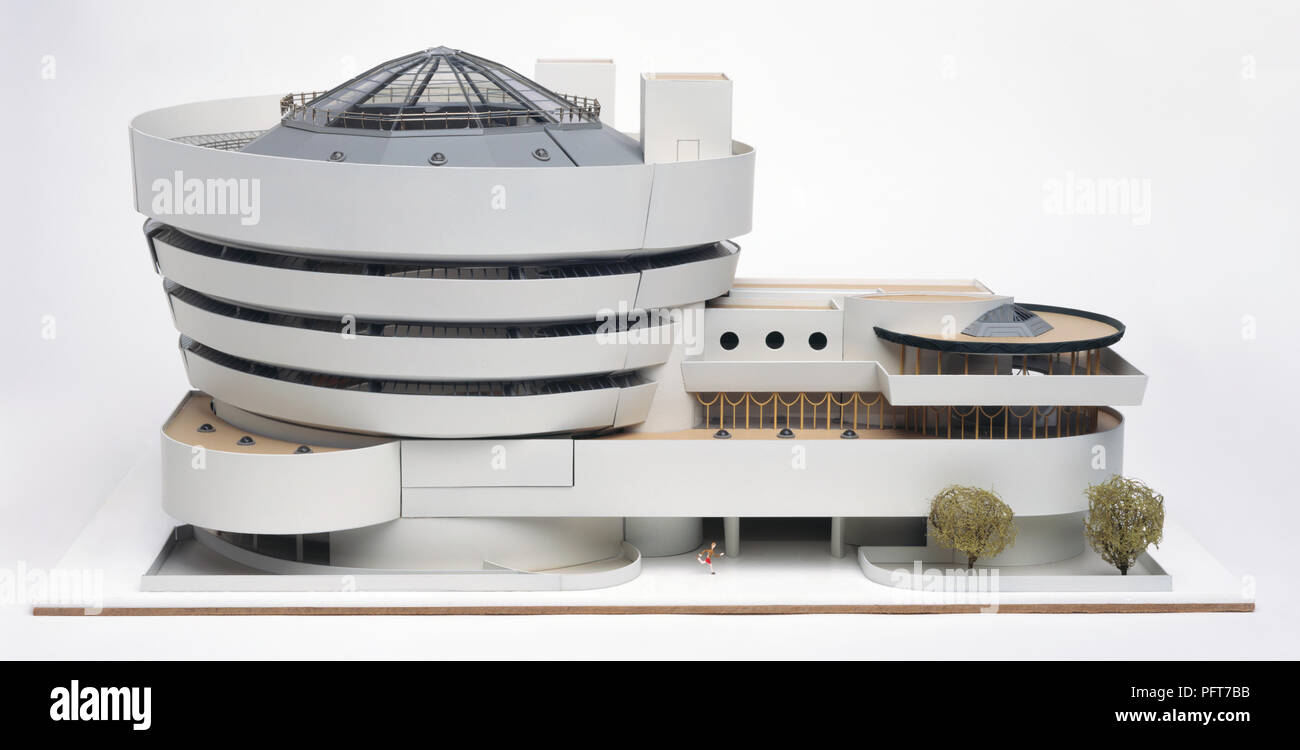 Model of Guggenheim Museum, New York City Stock Photo - Alamy
