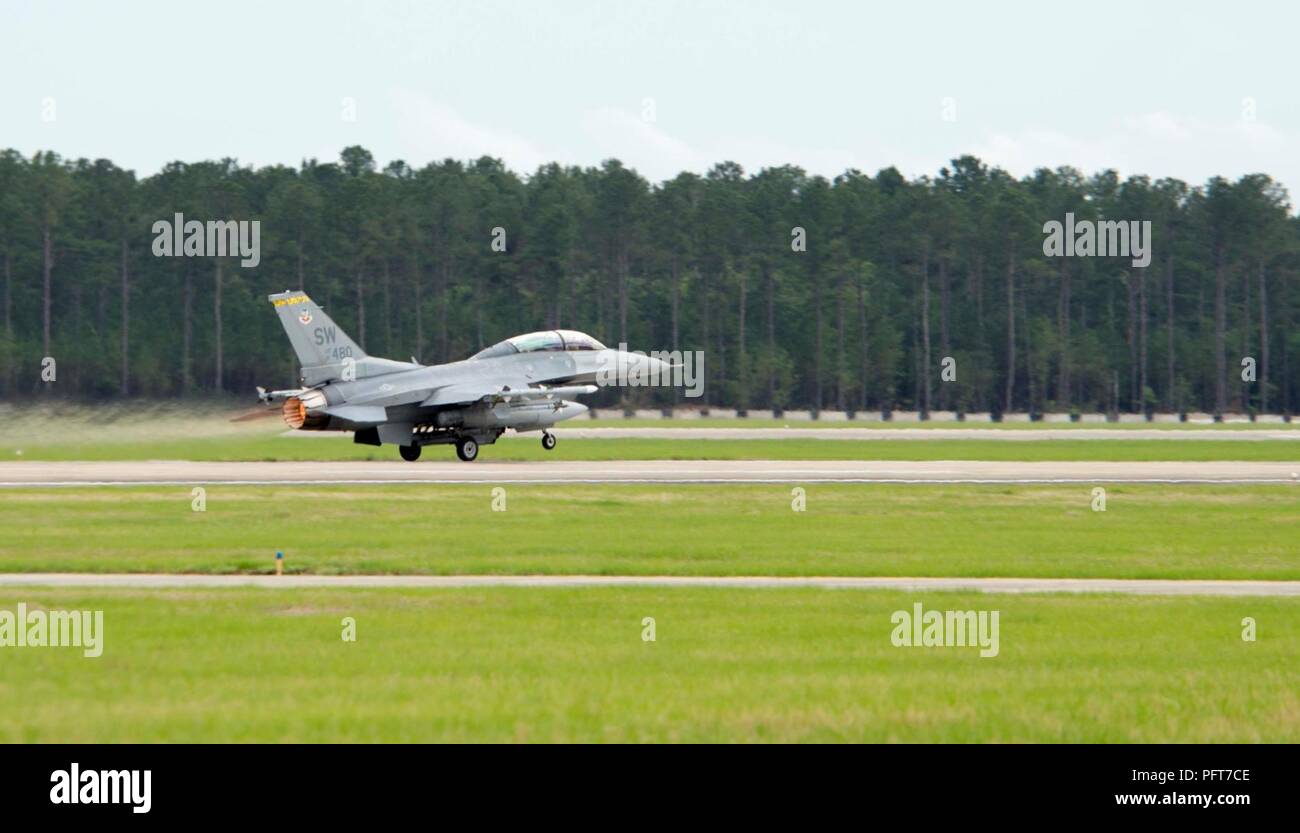 U.S. Air Force Lt. Col. Brandon McBrayer, 20th Operations Group deputy ...