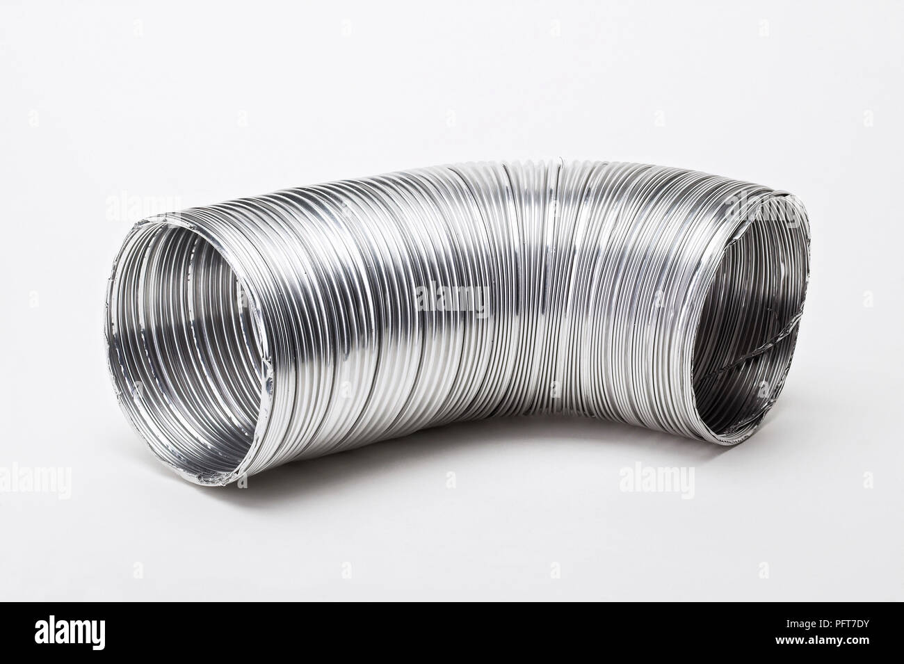 Aluminium flexible duct Stock Photo - Alamy