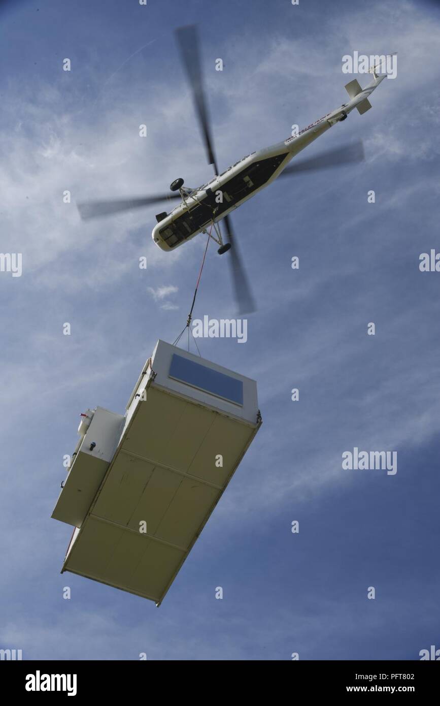 A Sikorsky S-58T heavy-lift helicopter from Aircrane Incorporated ...