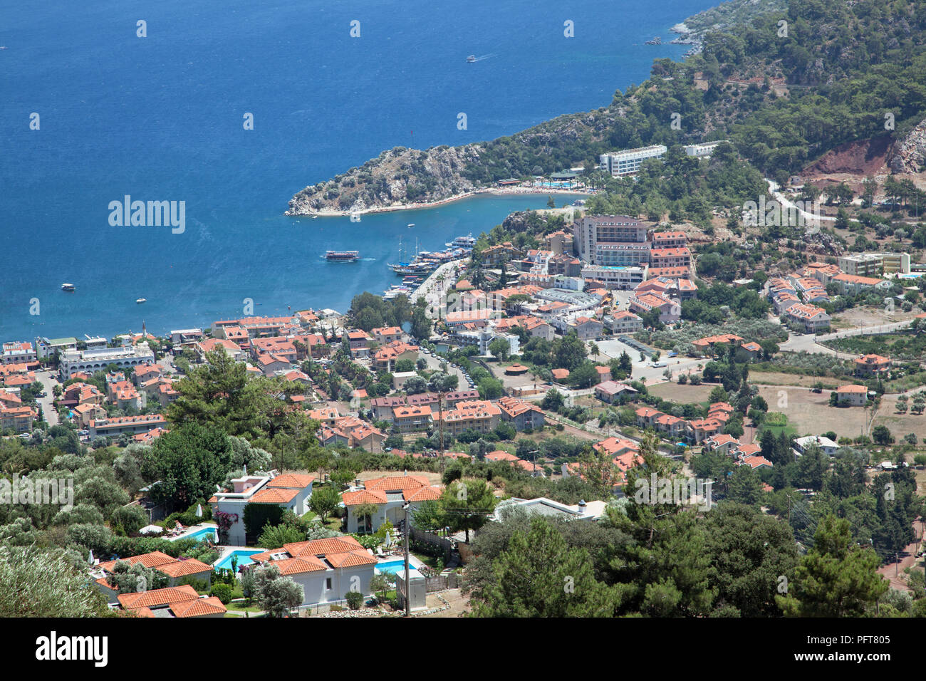 Turkey, near Marmaris, view of Turunc Stock Photo - Alamy