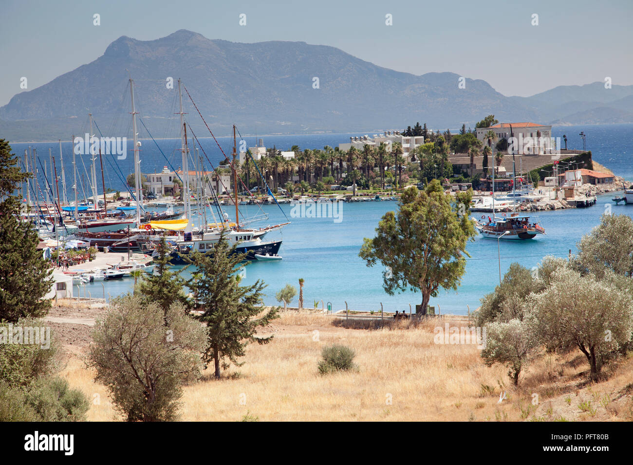 Turkey, view of Datca harbour Stock Photo - Alamy