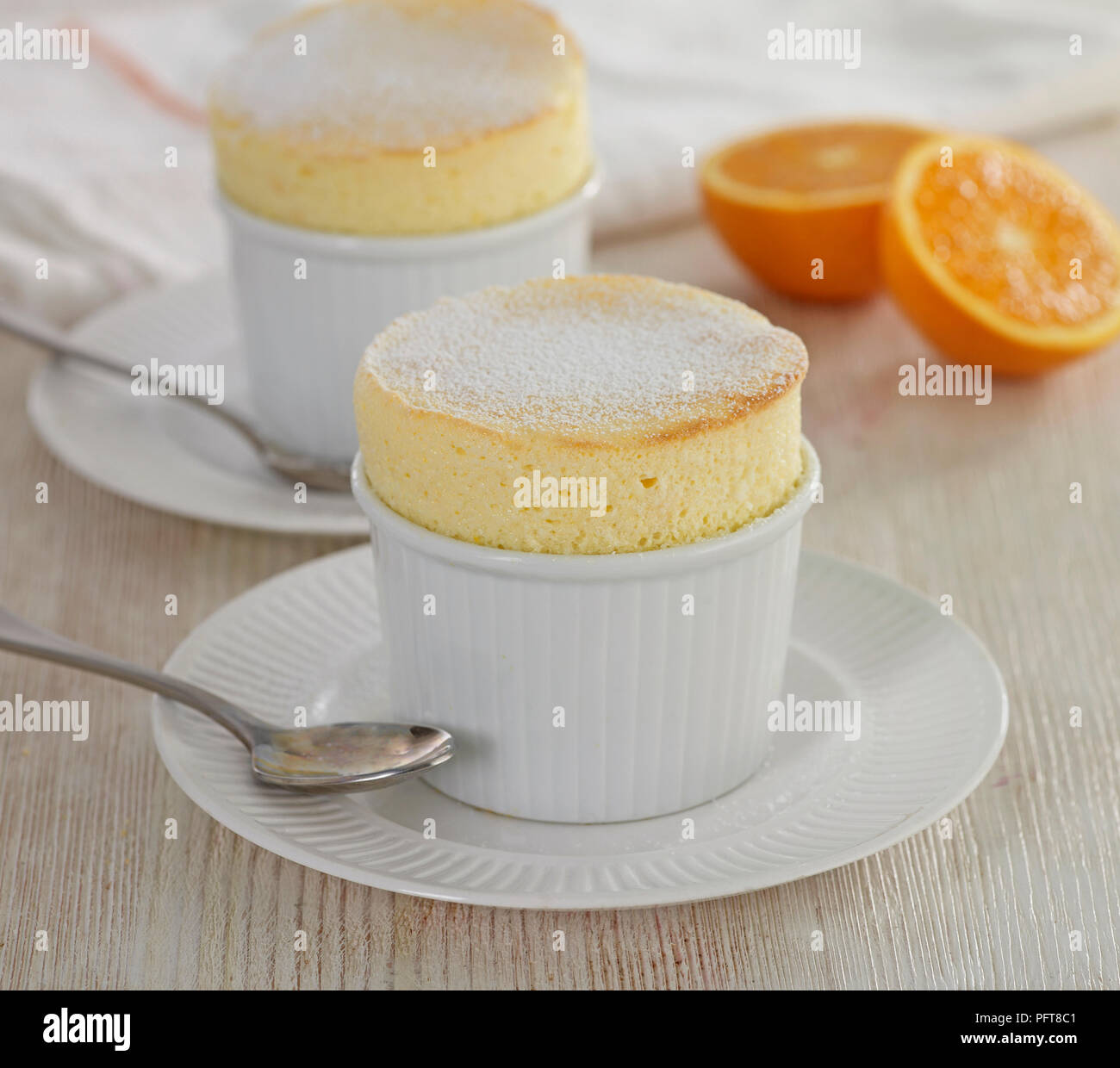 Individual baked orange dessert hi-res stock photography and images - Alamy