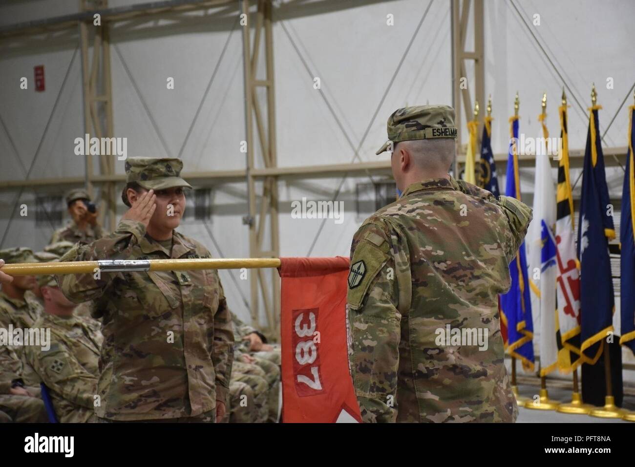 CAMP BUEHRING, Kuwait — First Sgt. Melissa Vine and Capt. Andrew ...