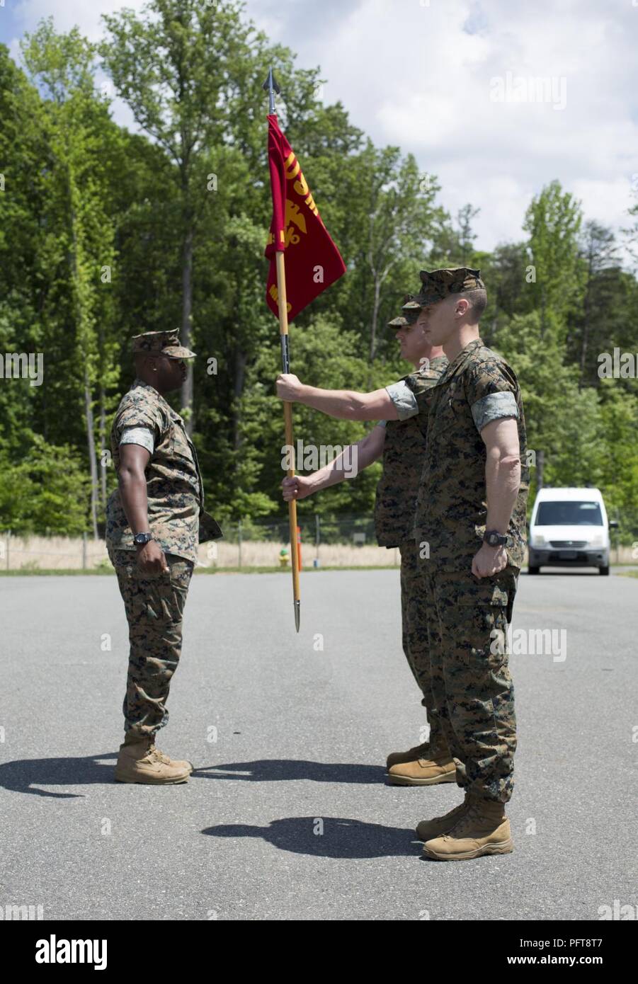 U.S. Marine Maj. Johnathon Weeks (Right), Military Information Support ...