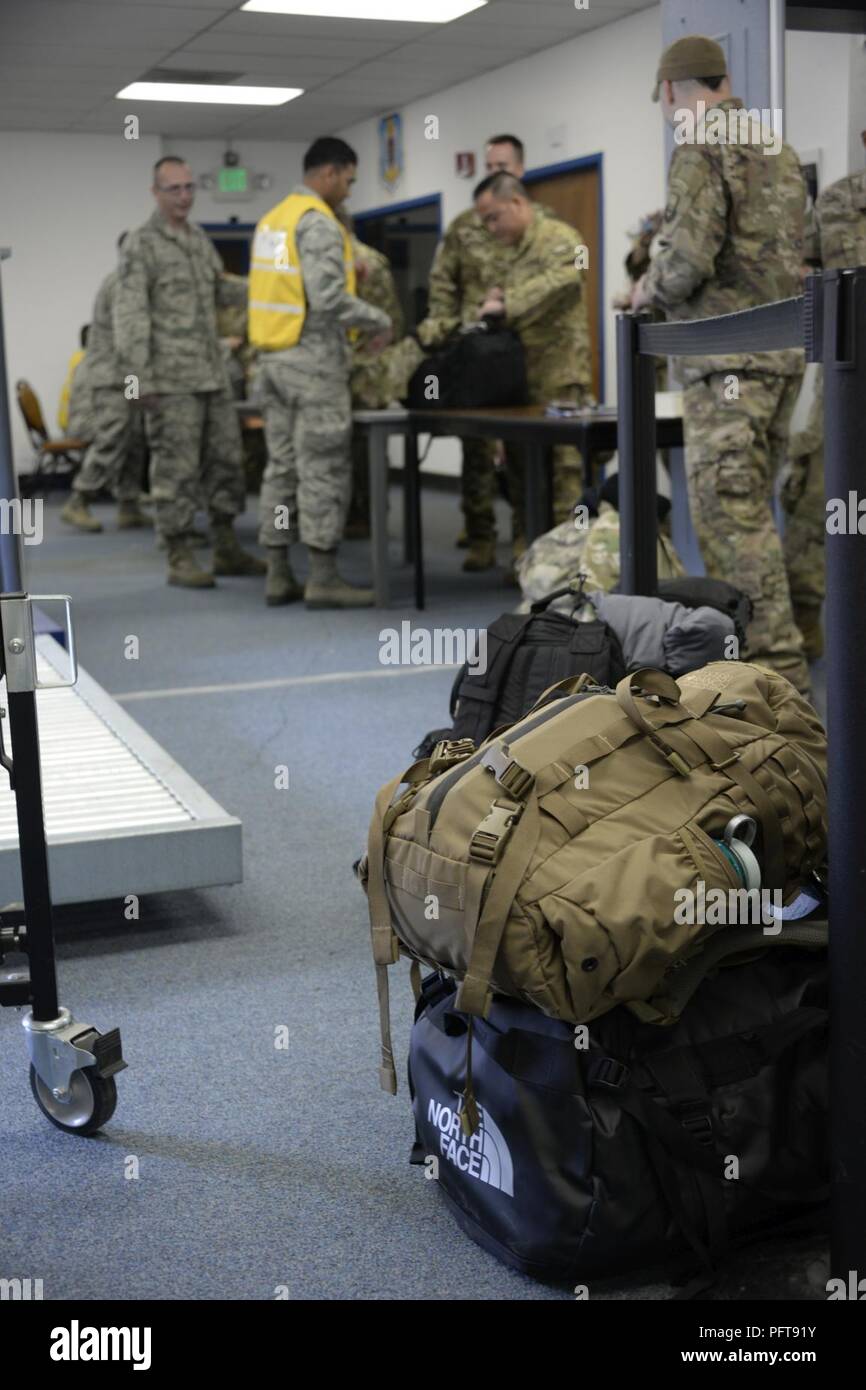 California Air National Guardsmen aerial porters from the 129th ...