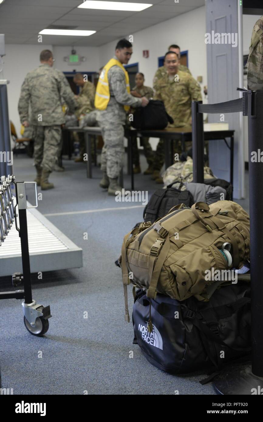 California Air National Guardsmen aerial porters from the 129th ...