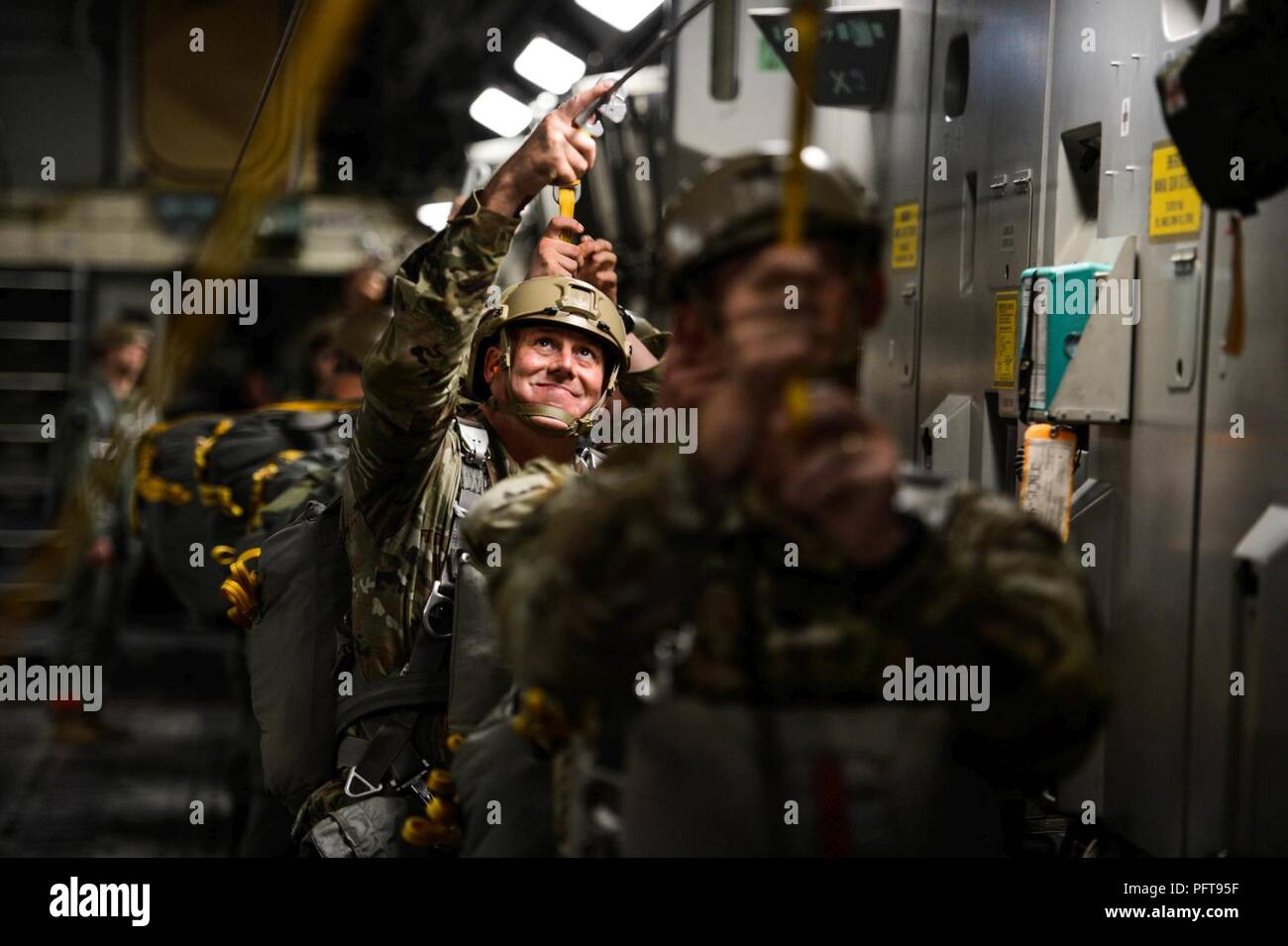 U.S. Army paratroops with the 509th Infantry Regiment, Fort Polk ...
