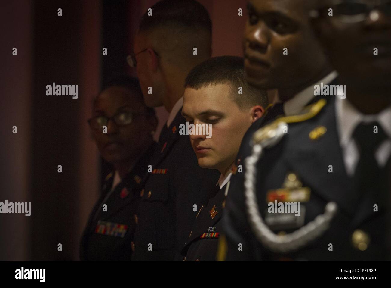 A platoon leader for 8th engineer battalion hi-res stock photography ...