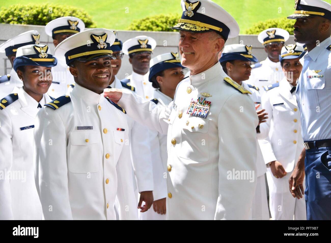 NEW LONDON, Conn. -- The Coast Guard Academy graduates the largest ...
