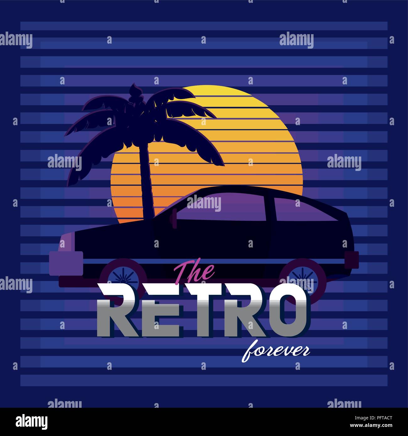 The retro forever Stock Vector Image & Art - Alamy