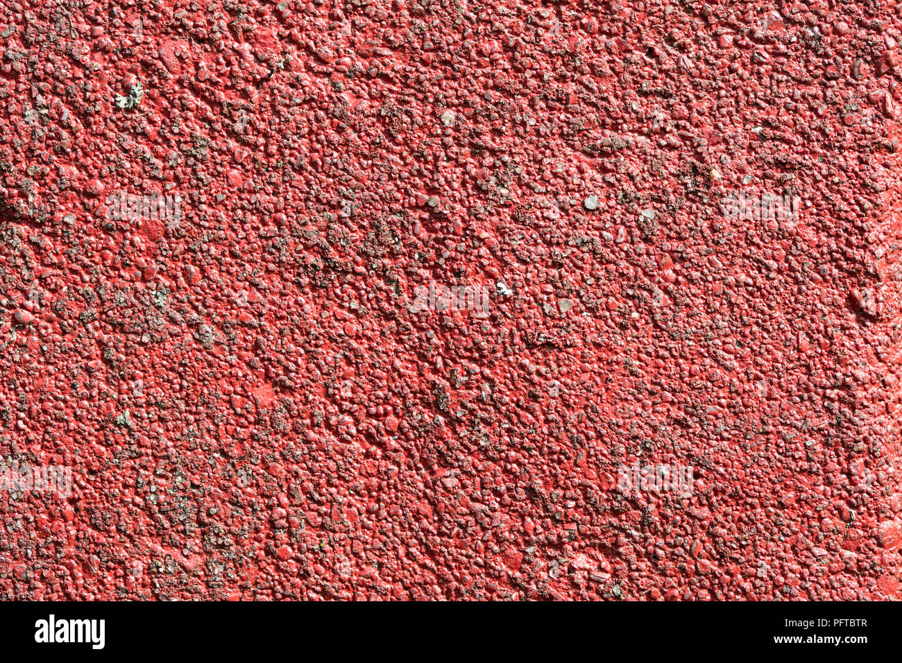 cement block painted red Stock Photo - Alamy
