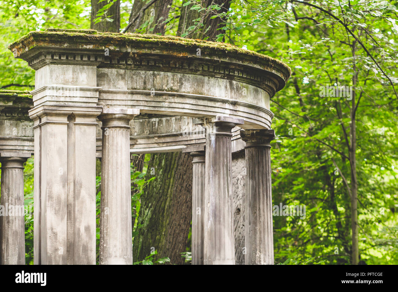 Ancient memorial crypt on a cemetery in Europe Stock Photo - Alamy