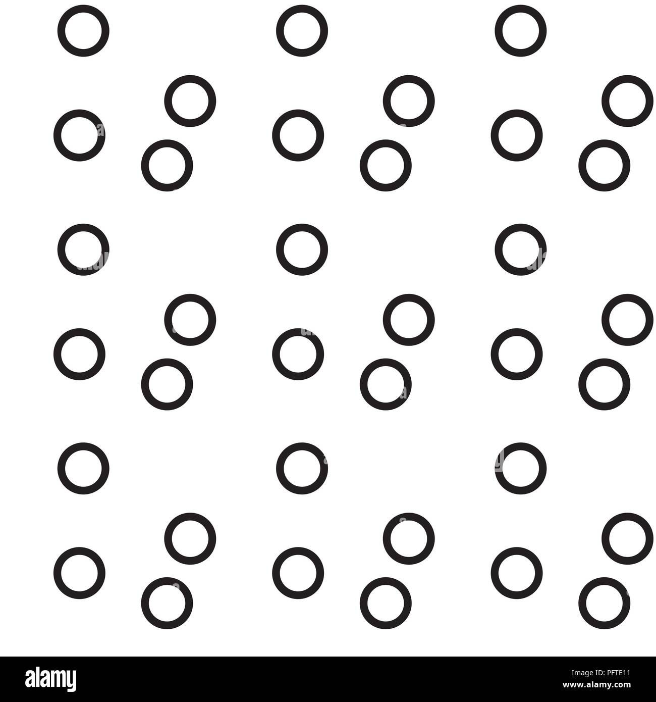 Fashionable black and white simple geometric shapes. Seamless pattern ...