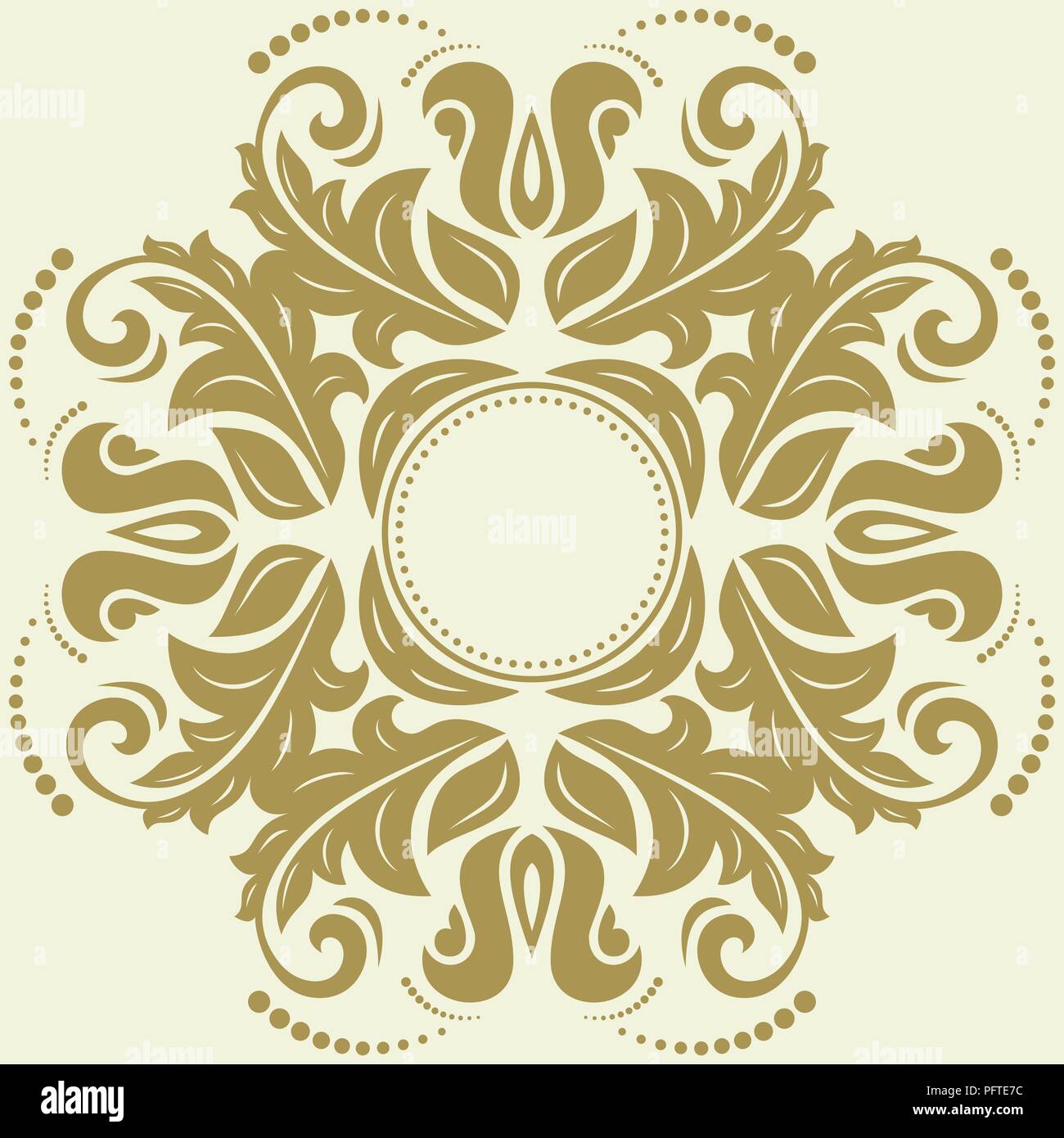 Golden pattern hi-res stock photography and images - Alamy