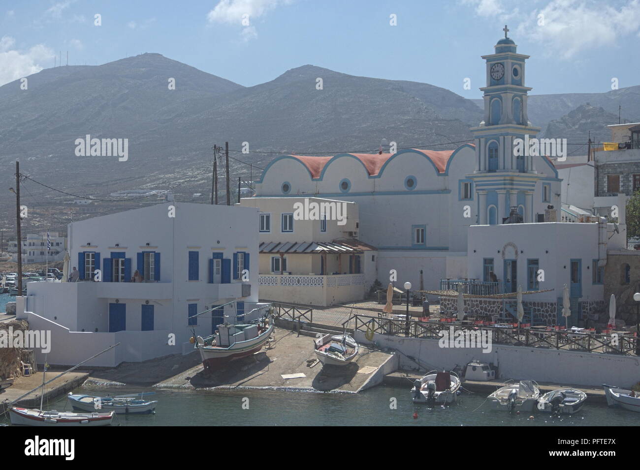 "The atmospheric traditional Greek island of Kasos. A view of Bouka ...