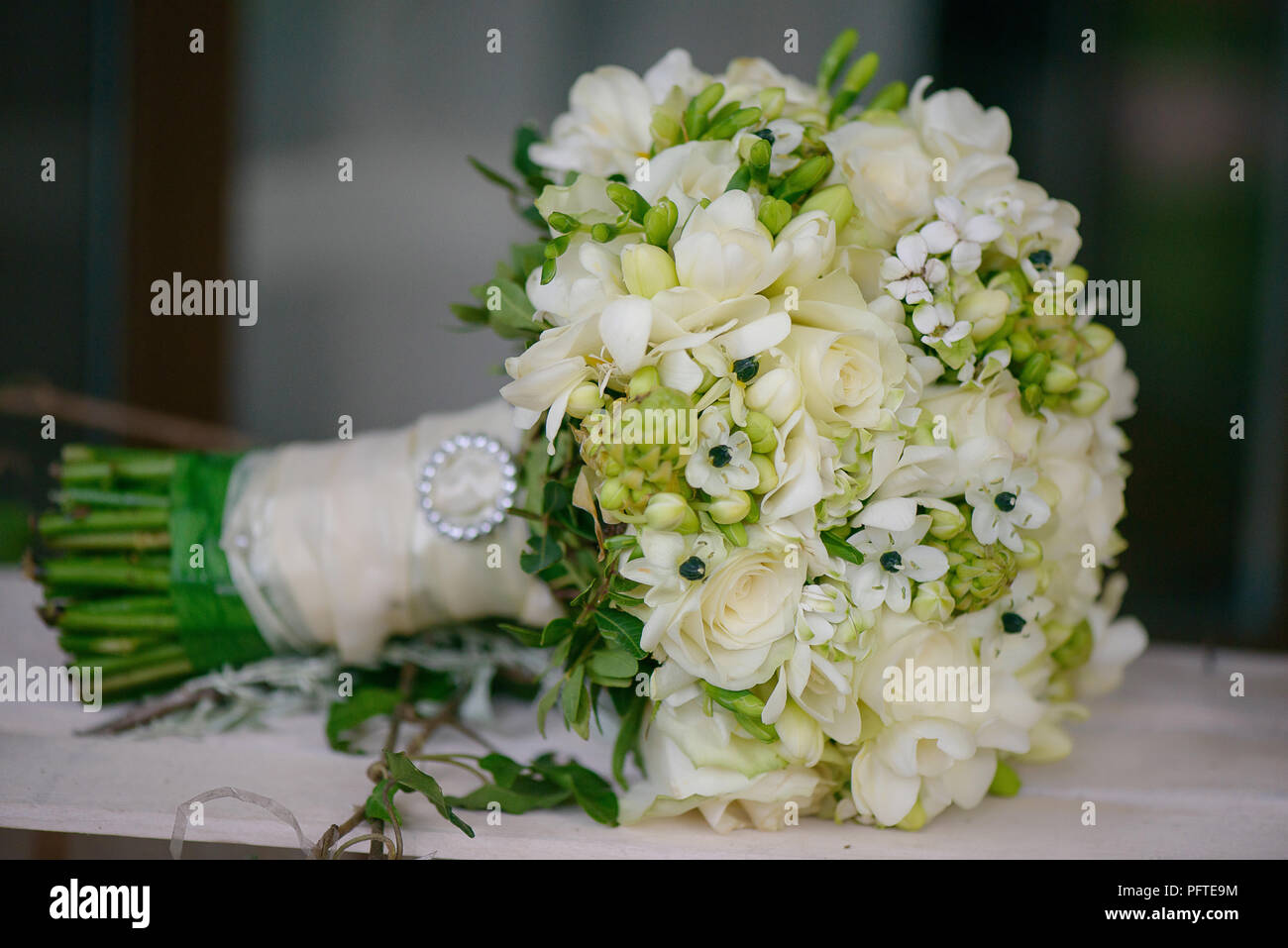 Stephanotis And Rose Bouquet