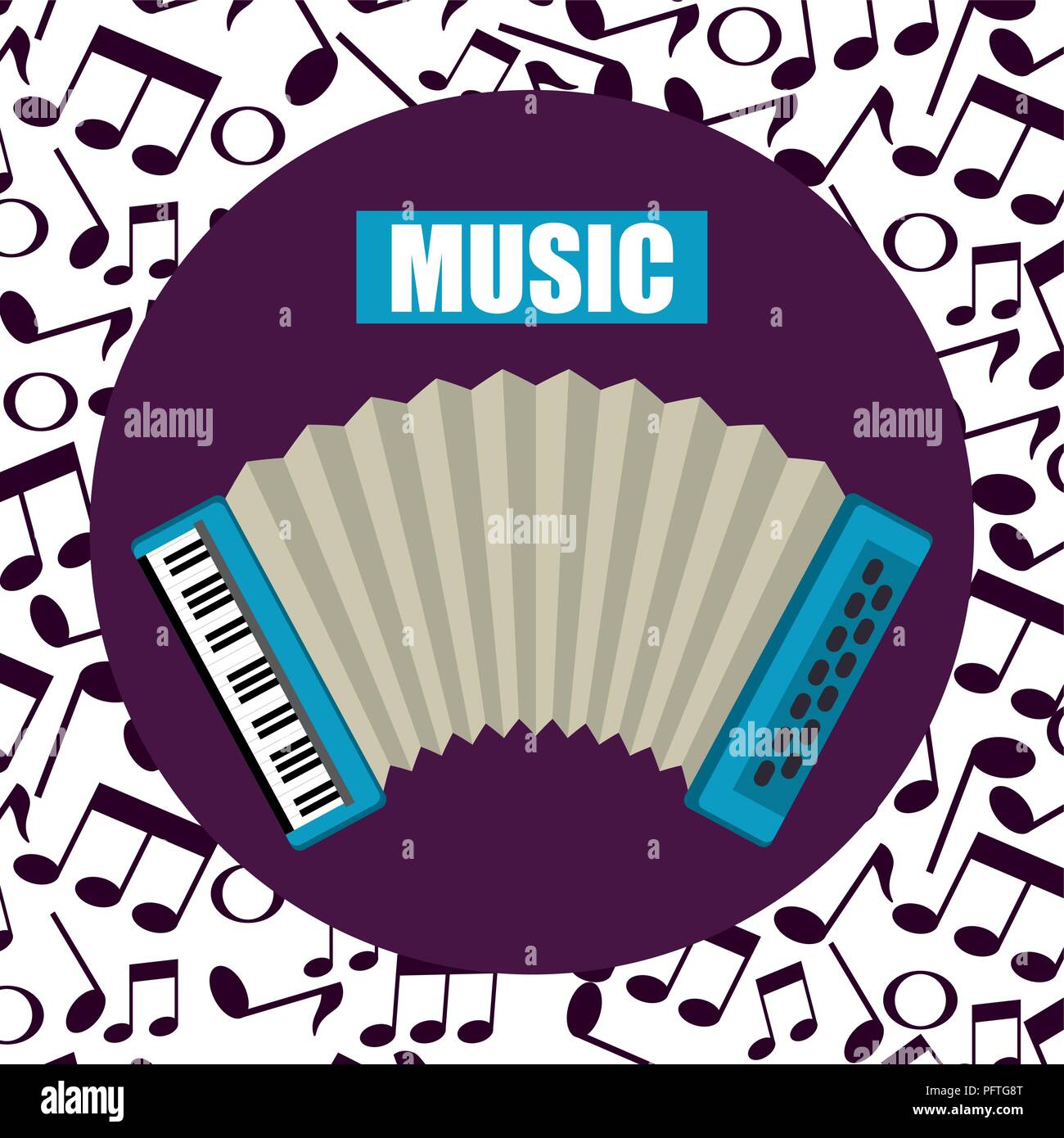 accordion tropical instrument musical Stock Vector Image & Art - Alamy