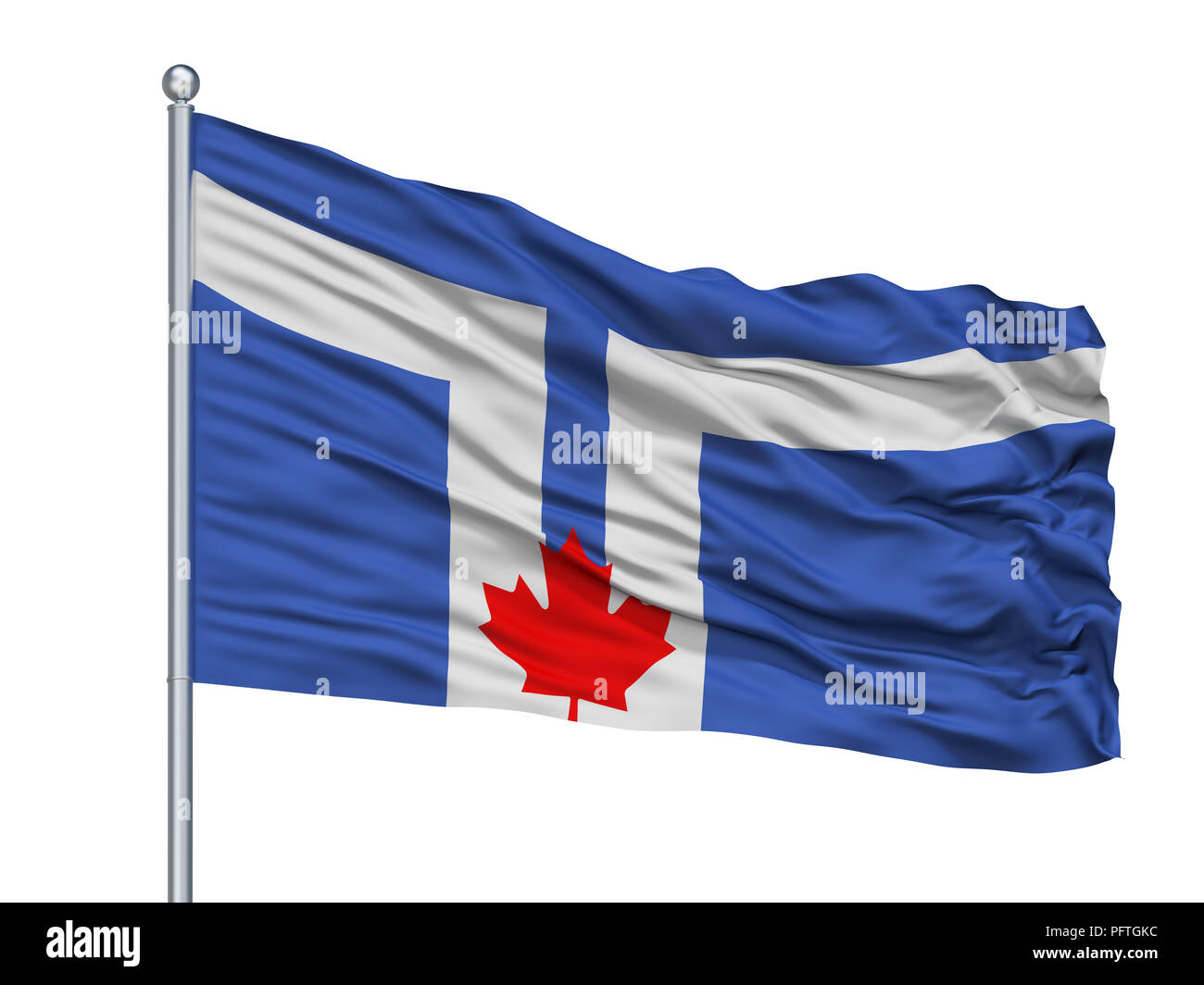 Canada flag toronto Cut Out Stock Images & Pictures - Alamy