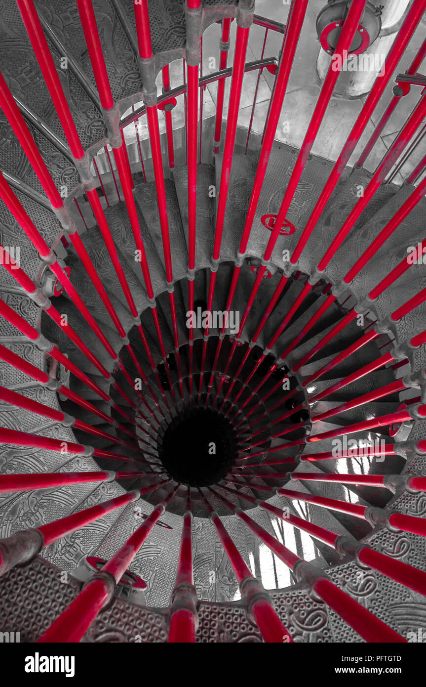 Snail stairs, neboticnik, Ljubljana, Slovenia Stock Photo - Alamy