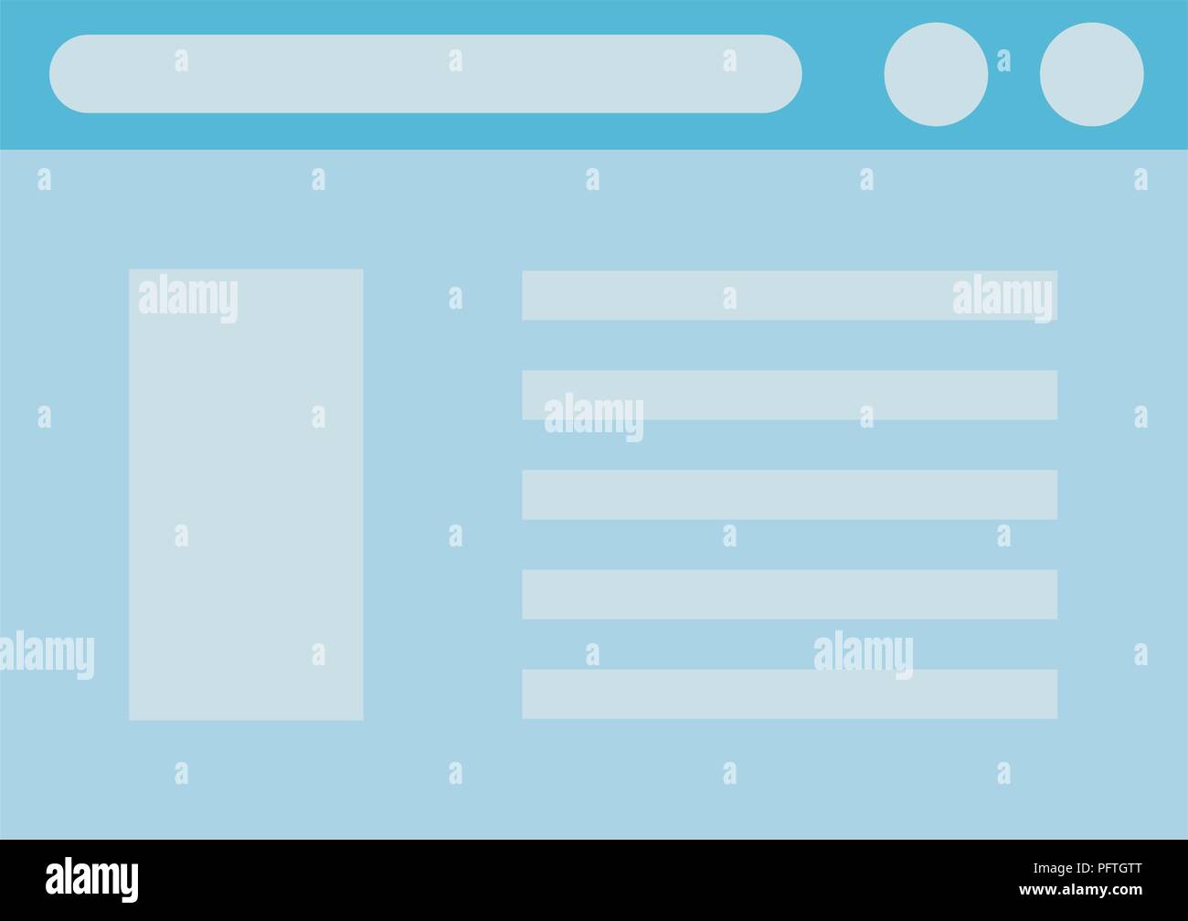 webpage template isolated icon Stock Vector Image & Art - Alamy