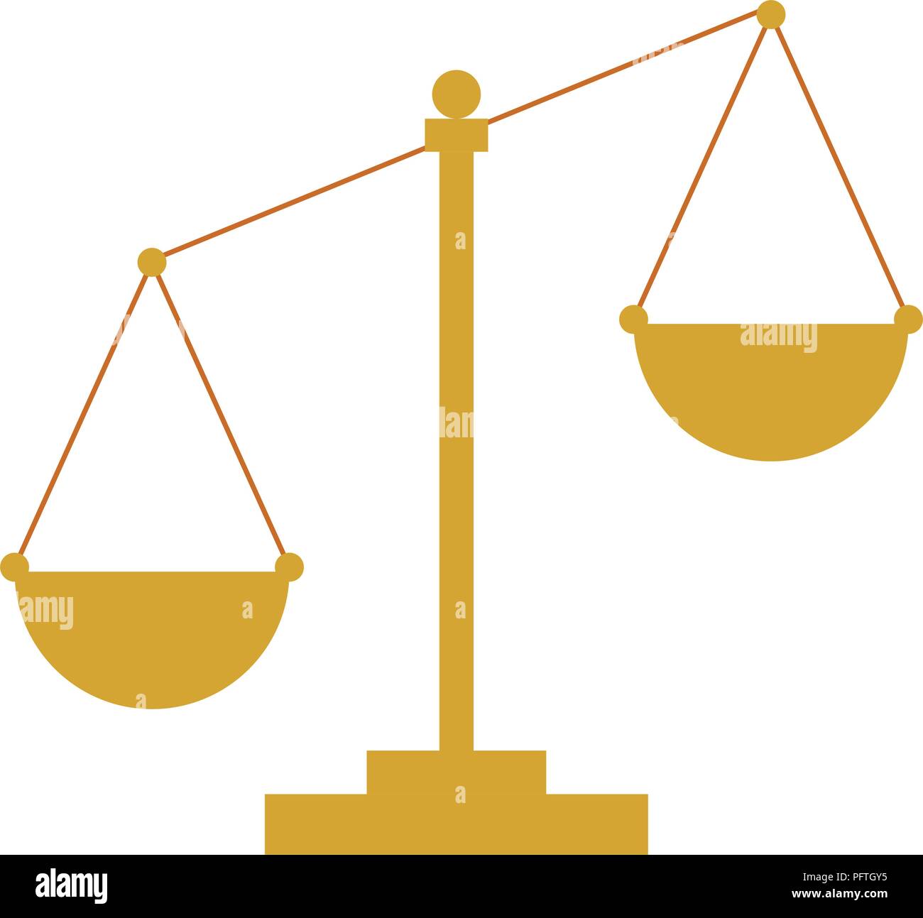 justice scale isolated icon Stock Vector Image & Art - Alamy