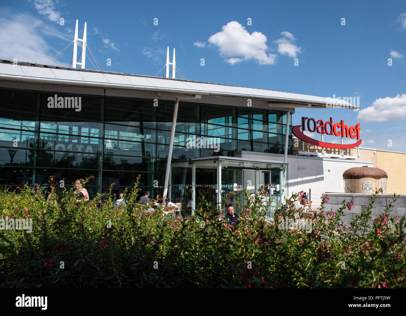 Norton Canes, United Kingdom - August 07 2018: The front of the ...