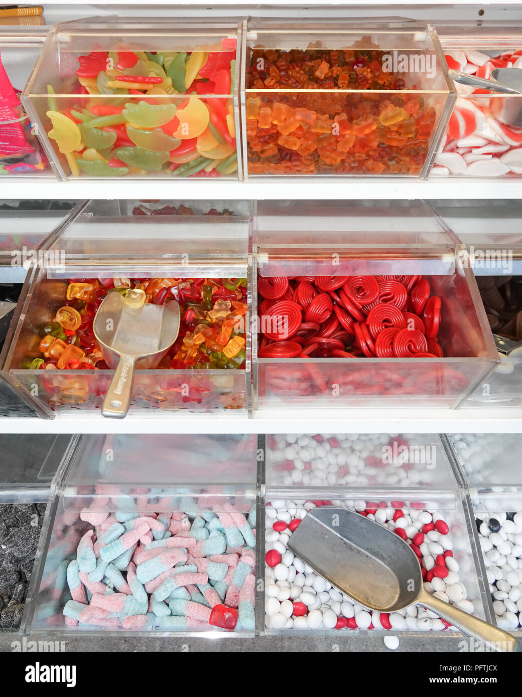 A mixture of colorful sugar candy sweets Stock Photo - Alamy