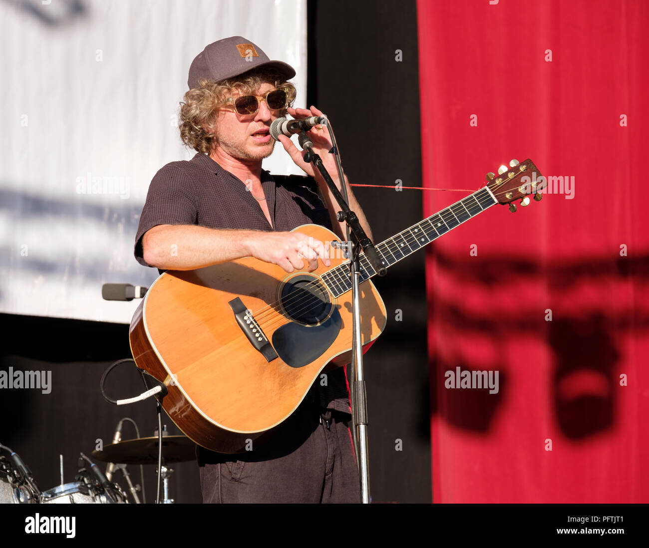 Cast (John Power) performing at the Weyfest Music Festival, Tilford, UK ...